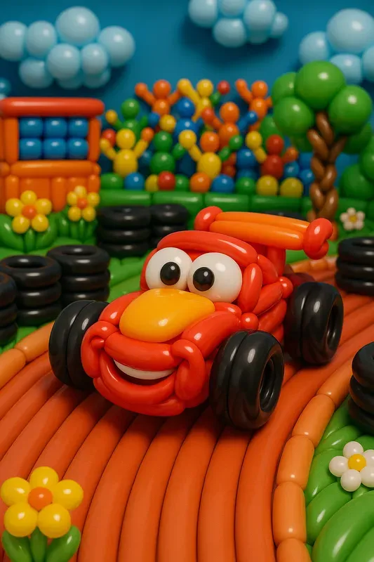 Balloon World Characters ChatGPT Image Prompt | PromptBase