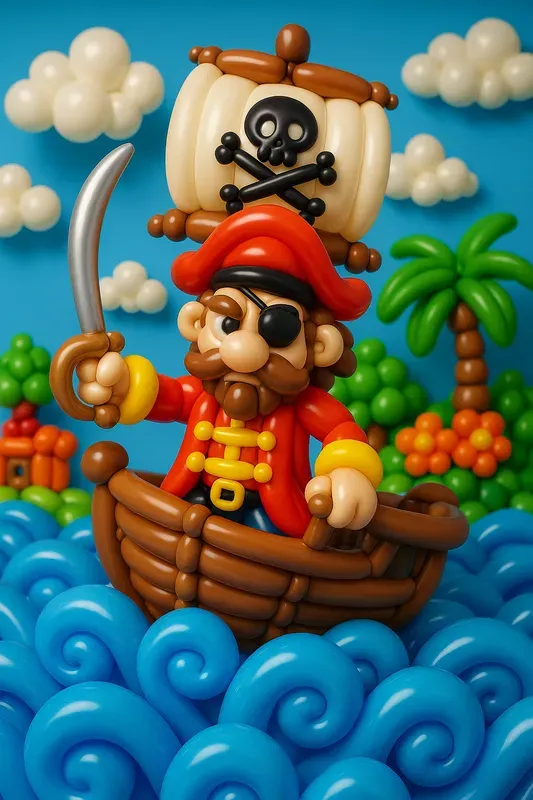 Balloon World Characters ChatGPT Image Prompt | PromptBase