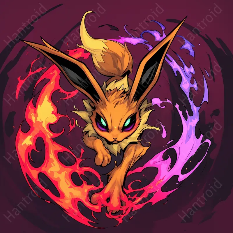Dynamic Pokemon Splash Art Midjourney Prompt | PromptBase