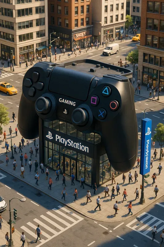 Product Shaped Flagship Store Renders ChatGPT Image Prompt | PromptBase