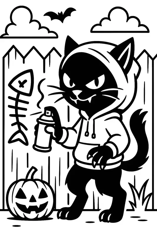 Urban Grit Coloring Pages ChatGPT Image Prompt | PromptBase