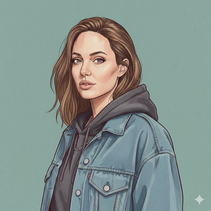 Modern Indie Watercolor Portraits Gemini Image Prompt | PromptBase