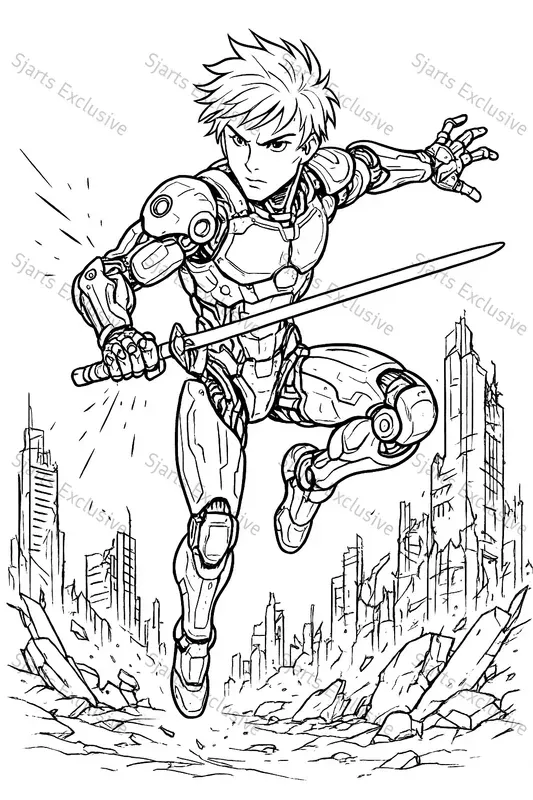 Realistic Anime Coloring Sheets ChatGPT Image Prompt | PromptBase