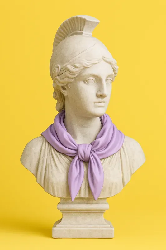 Marble Busts Pop Art ChatGPT Image Prompt | PromptBase