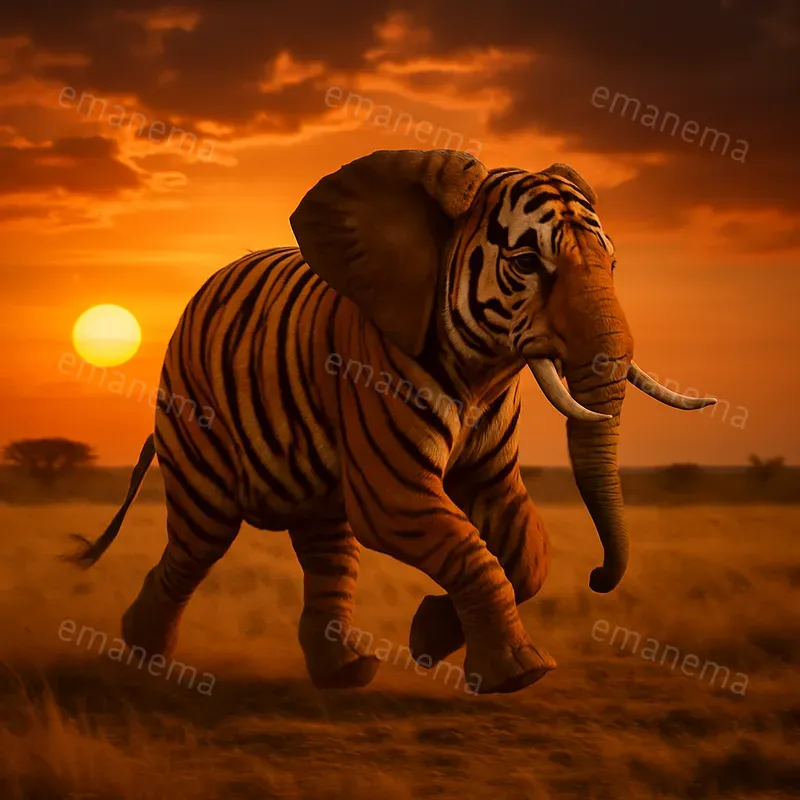 Photos Of Two Animals Fused Together ChatGPT Image Prompt | PromptBase