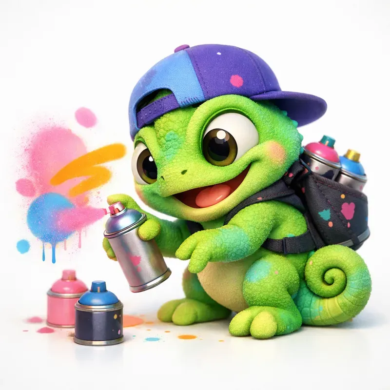 Playful 3D Animal Characters In Action ChatGPT Image Prompt | PromptBase