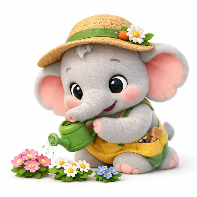 Playful 3D Animal Characters In Action ChatGPT Image Prompt | PromptBase