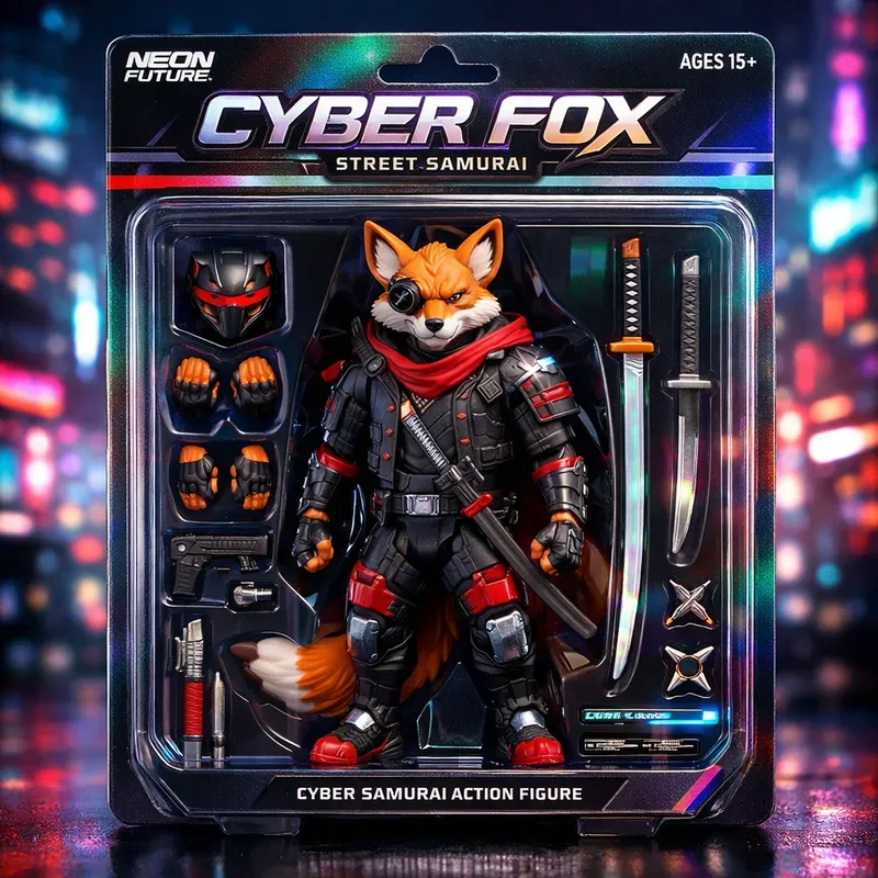 Cinematic Collectible Toy Packaging ChatGPT Image Prompt | PromptBase