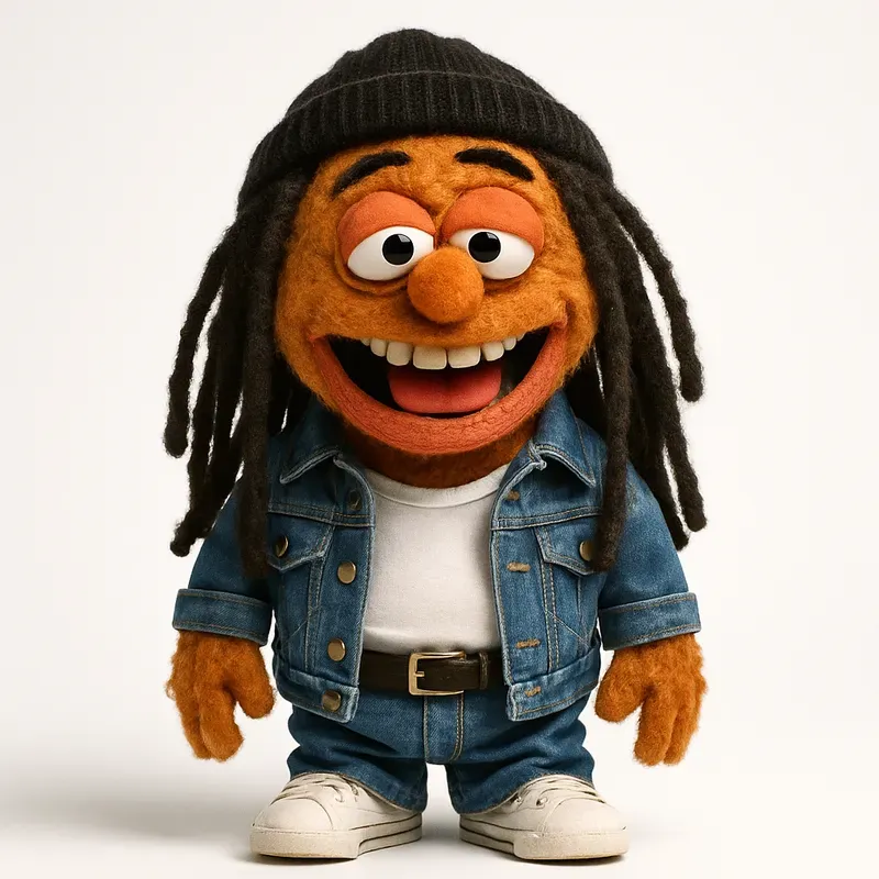 Celebrities As Muppet Cariatures ChatGPT Image Prompt | PromptBase