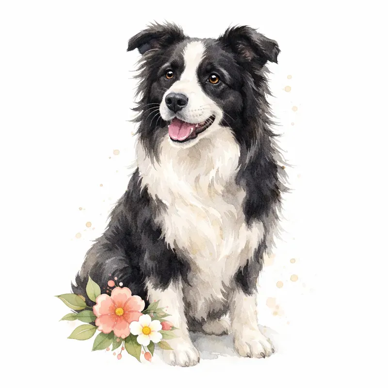 Watercolor Dog Breed Clipart Sets ChatGPT Image Prompt | PromptBase