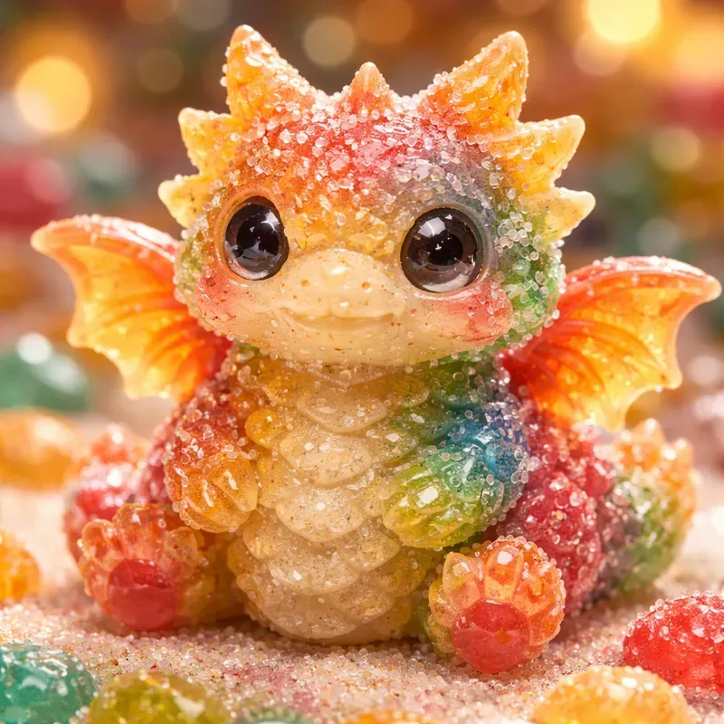 Candy Creature Portraits ChatGPT Image Prompt | PromptBase