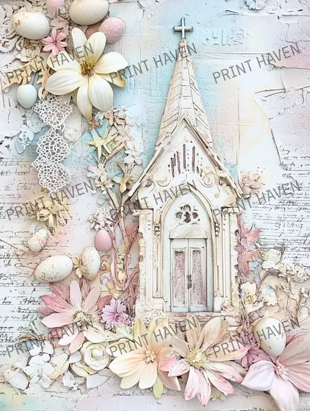 Easter Junk Journal Pages Midjourney Prompt | PromptBase