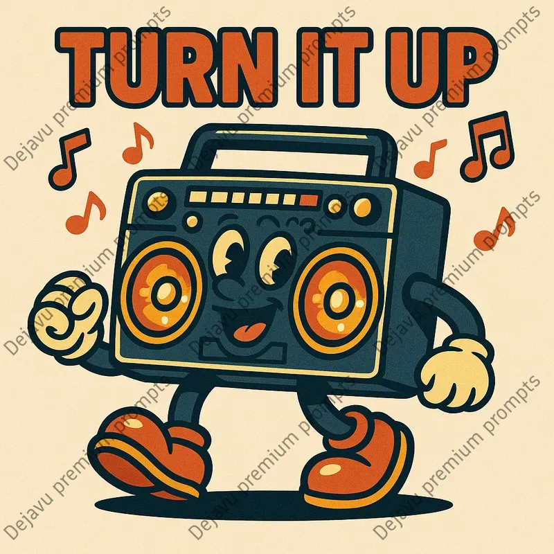 Retro 80s Cartoon Mascot Characters ChatGPT Image Prompt | PromptBase