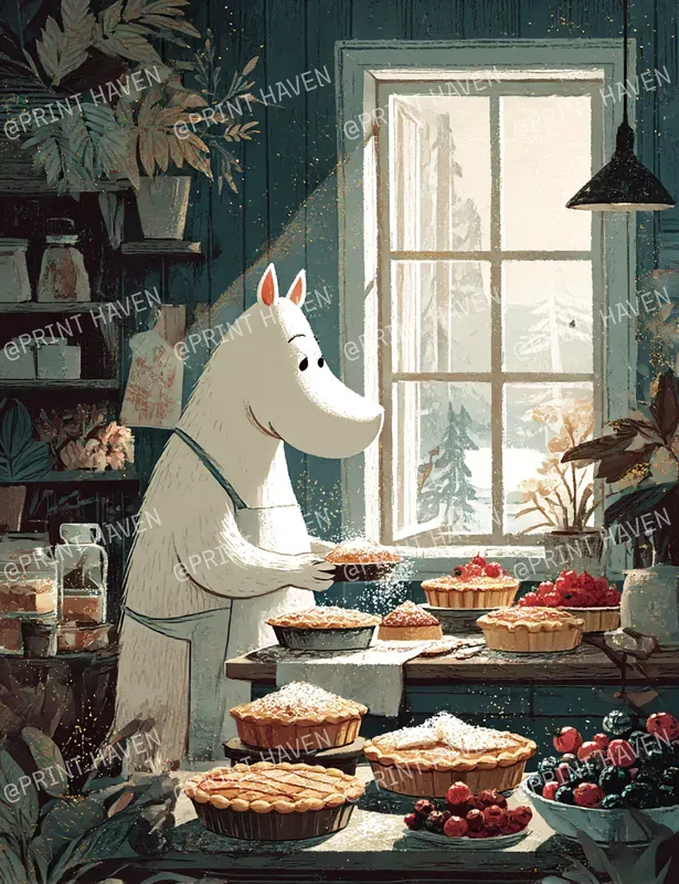 Moomins Celebrate 80th Anniversaries Midjourney Prompt | PromptBase