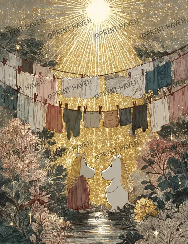 Moomins Celebrate 80th Anniversaries Midjourney Prompt | PromptBase