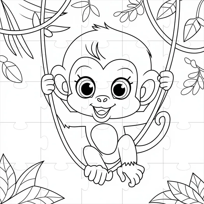 Adorable Animal Coloring Pages Ideogram Prompt | PromptBase