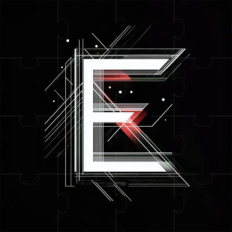 Abstract Letterform Icons Midjourney Prompt | PromptBase