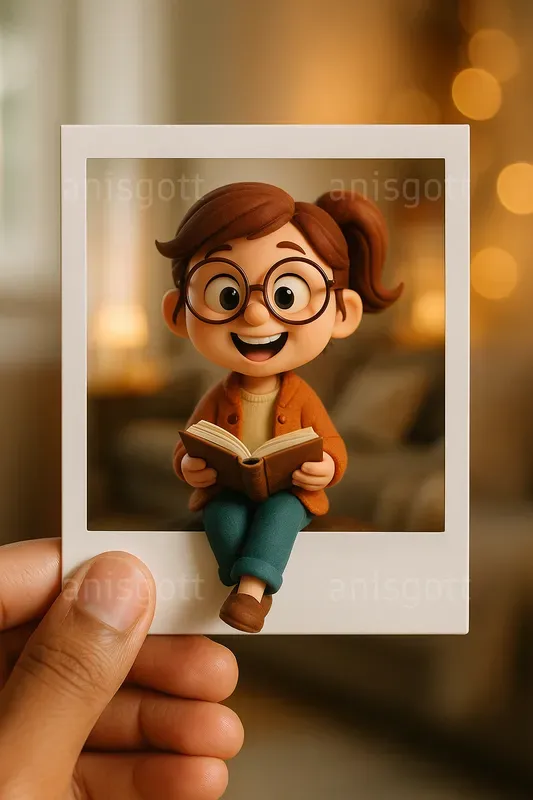 3D Mini Characters In Polaroid Frames ChatGPT Image Prompt | PromptBase