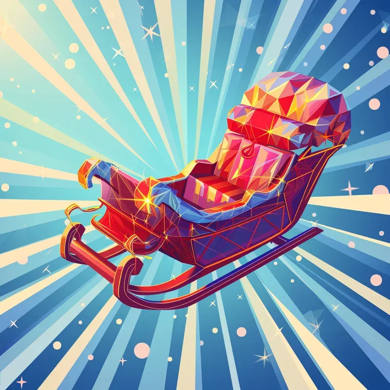 Christmas Low Poly Designs Midjourney Prompt | PromptBase
