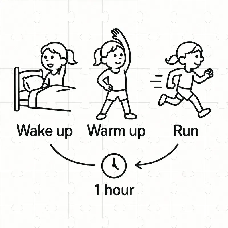 Minimalist Stick Figure Habit Flowcharts ChatGPT Image Prompt | PromptBase