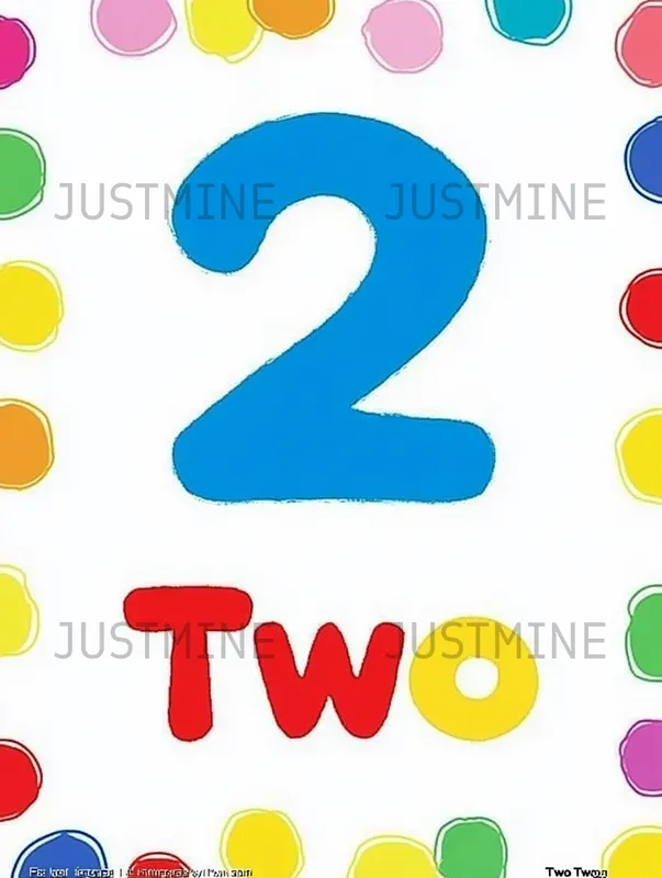 Colorful Numbers Learning Flashcards Midjourney Prompt | PromptBase