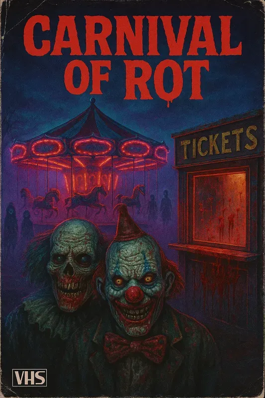 Horror Movie 80s Vhs Posters ChatGPT Image Prompt | PromptBase