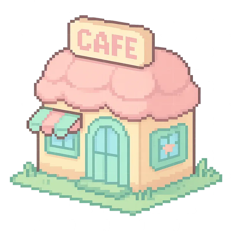 Isometric Kawaii Pixel Art Buildings ChatGPT Image Prompt | PromptBase