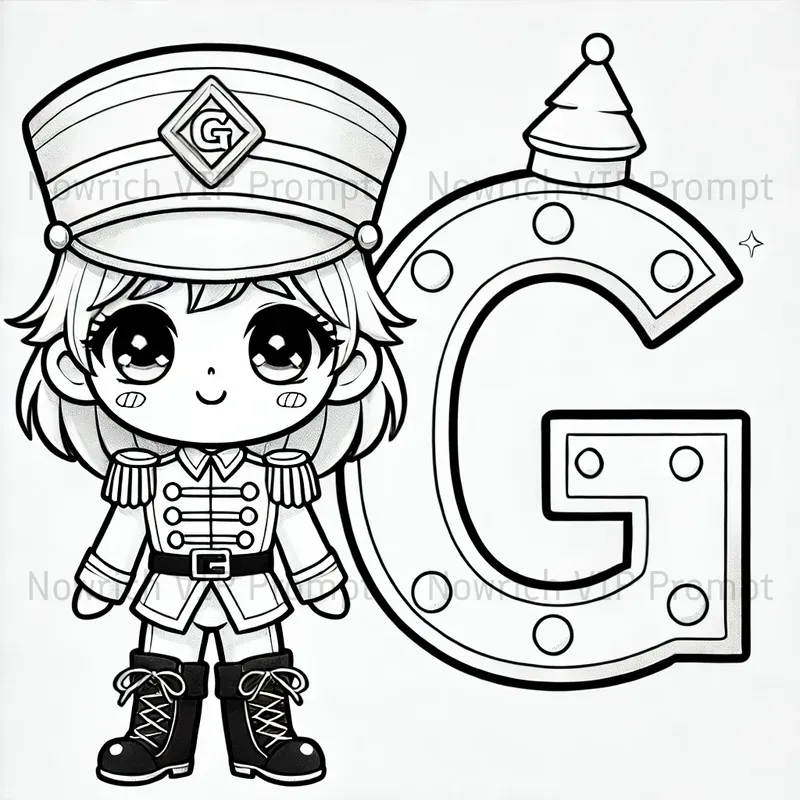 Fun Cartoon Alphabet Coloring Books DALL·E Prompt | PromptBase