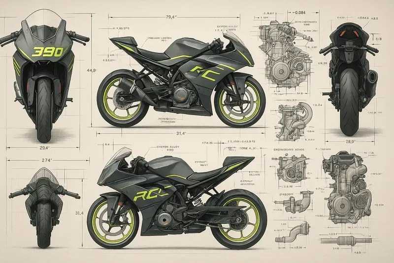 Modern Motorcycle Blueprint Visualizers ChatGPT Image Prompt | PromptBase