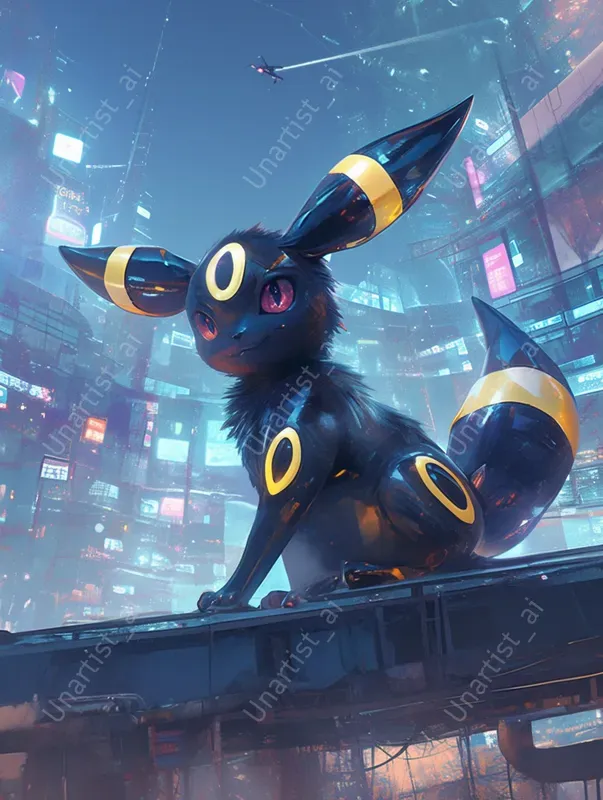 Neofuturistic Cyber Pokemon Designs Midjourney Prompt | PromptBase