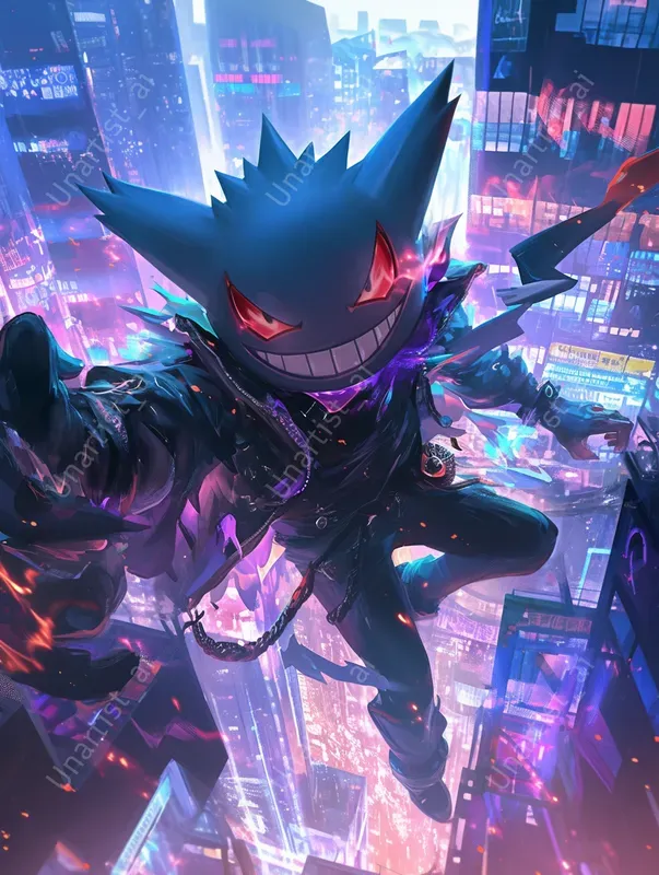 Neofuturistic Cyber Pokemon Designs Midjourney Prompt | PromptBase