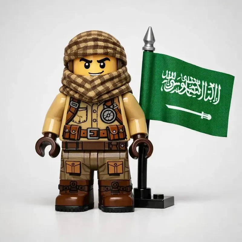 Lego Minifigures Holding Country Flags ChatGPT Image Prompt | PromptBase
