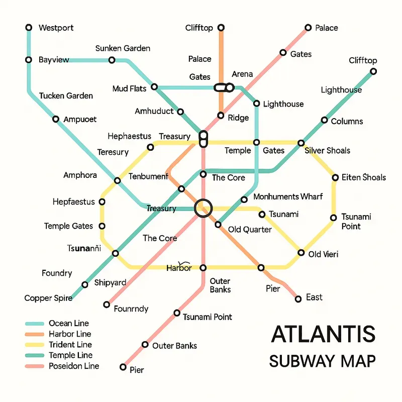 Tube Subway Maps ChatGPT Image Prompt | PromptBase