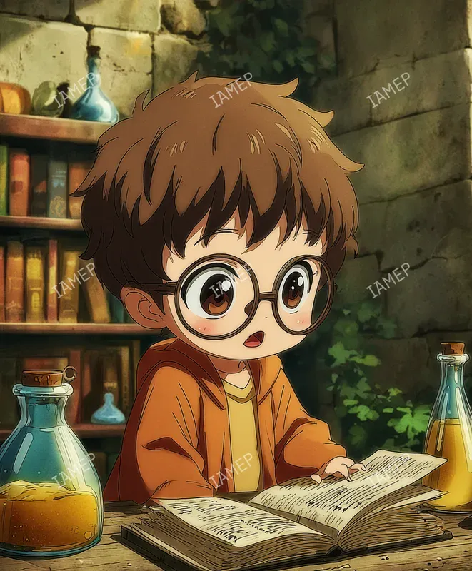 Chibi Anime Storybook Illustrations Midjourney Prompt | PromptBase