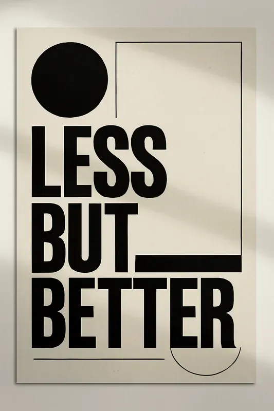 Minimal Typographic Poster Designs ChatGPT Image Prompt | PromptBase