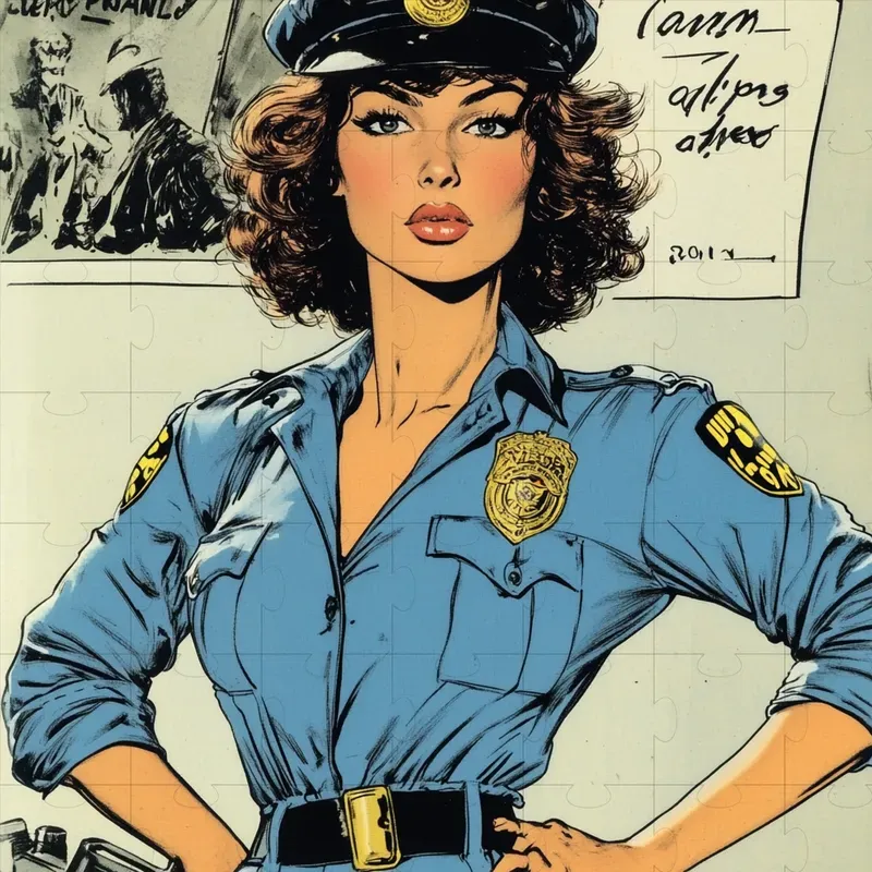 Retro Comic Pin Up Girls Midjourney Prompt | PromptBase