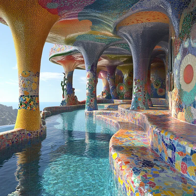 Gaudi Inspired Artworks Midjourney Prompt | PromptBase