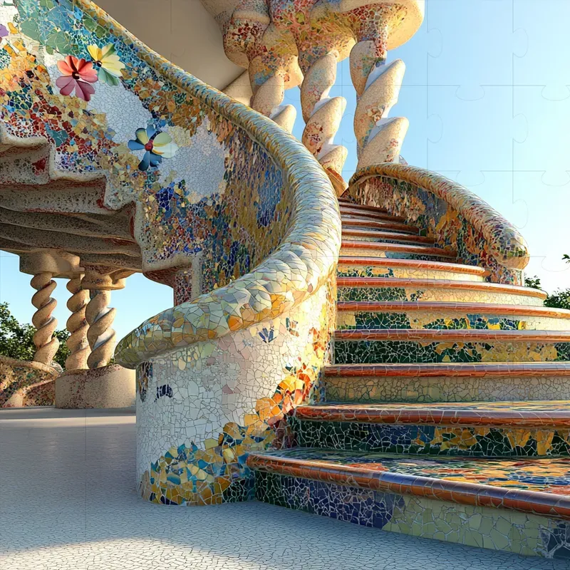 Gaudi Inspired Artworks Midjourney Prompt | PromptBase