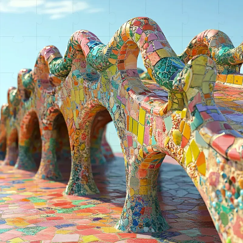 Gaudi Inspired Artworks Midjourney Prompt | PromptBase