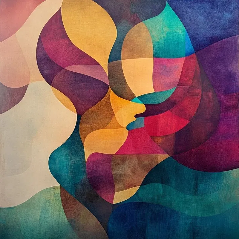 Abstract Art In Human Forms Midjourney Prompt | PromptBase
