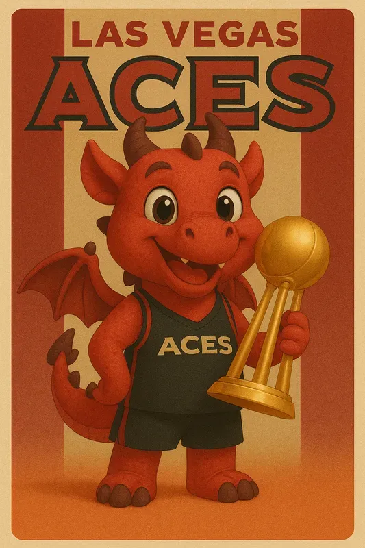 Retro 3D Cute Wnba Mascot Posters ChatGPT Image Prompt | PromptBase
