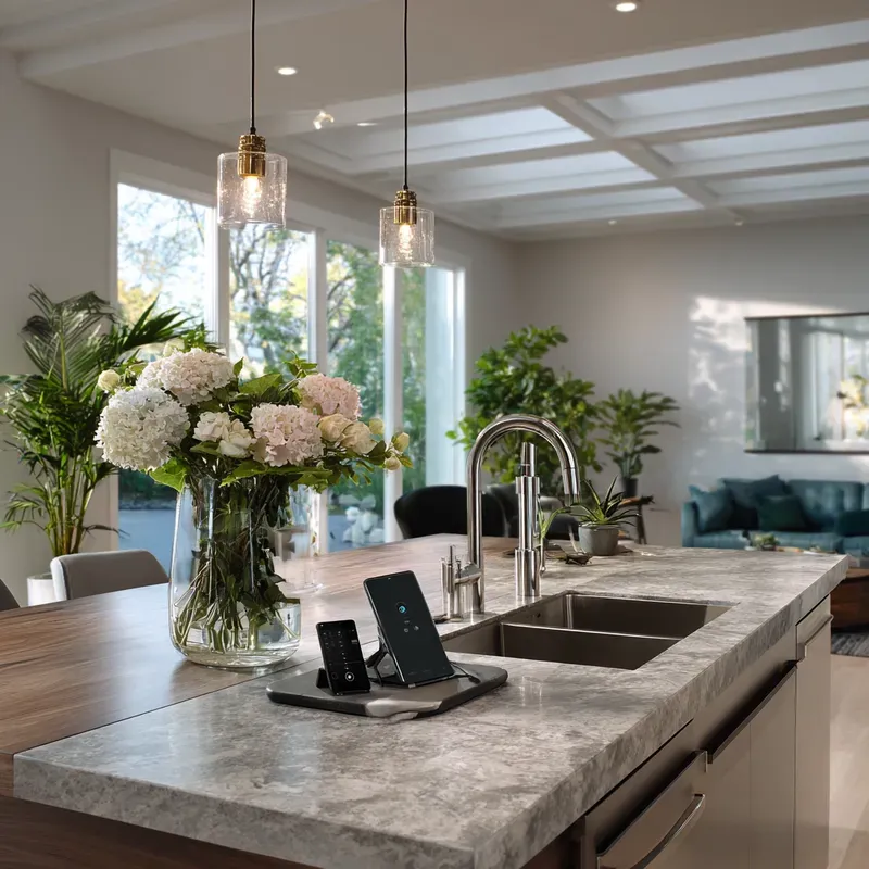 Smart Living Aesthetic Smart Corners Midjourney Prompt | PromptBase