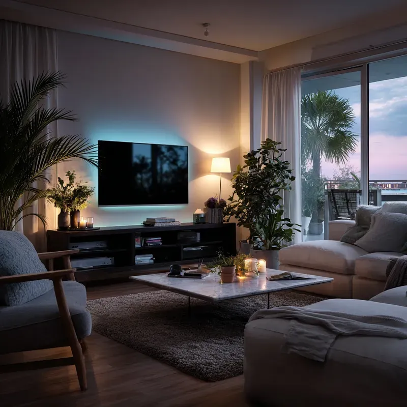 Smart Living Aesthetic Smart Corners Midjourney Prompt | PromptBase