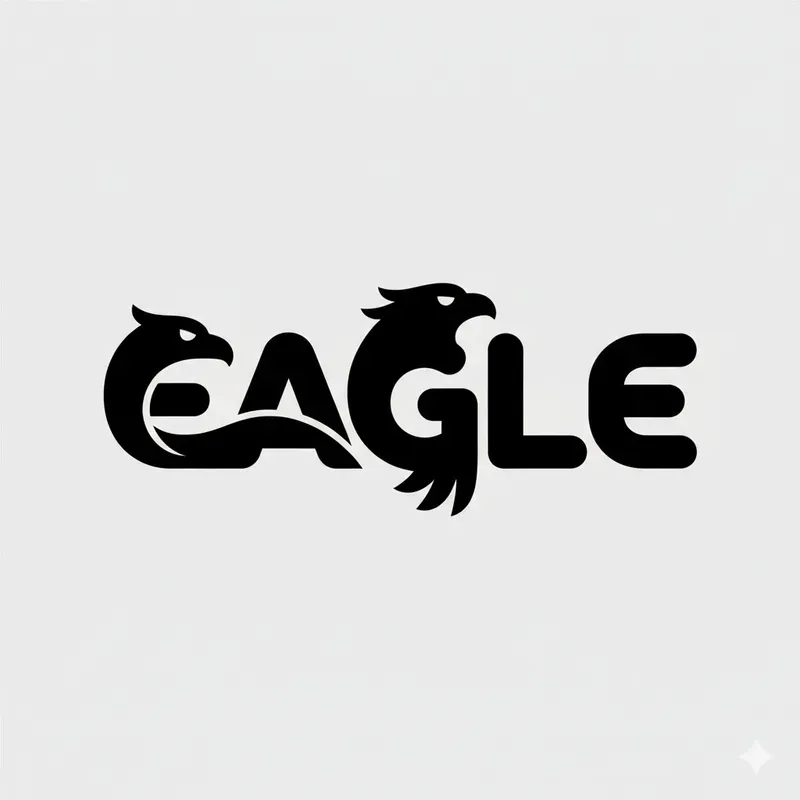 Typographic Animal Wordmark Logos Gemini Image Prompt | PromptBase