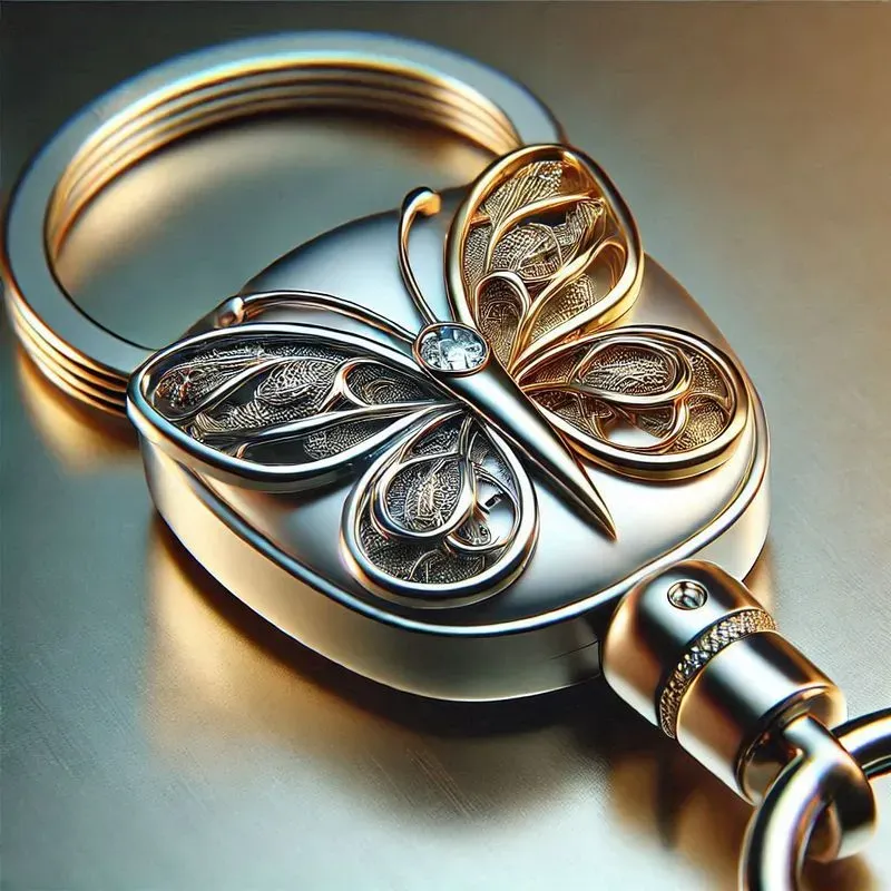 Elegant Keychain Designs With Charms DALL·E Prompt | PromptBase