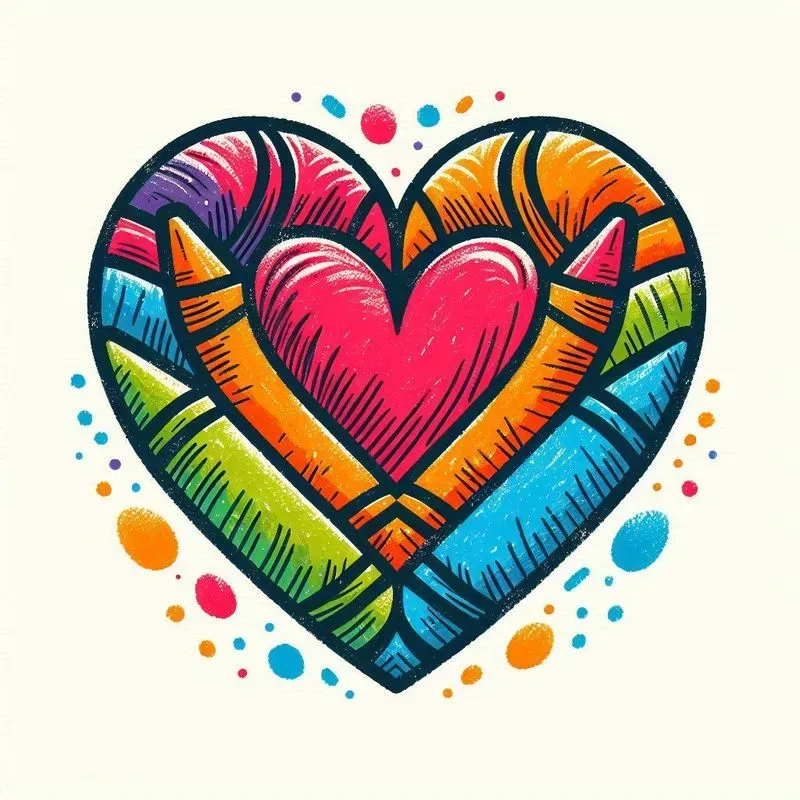 Crayon Logos With Fun Simple Symbols DALL·E Prompt | PromptBase