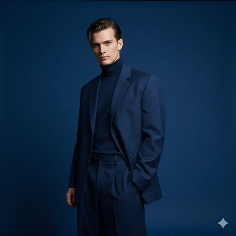 Highend Monochromatic Studio Fashion Portraits Gemini Image Prompt ...