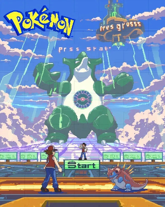 Pixel Art Posters Pokemon Midjourney Prompt | PromptBase