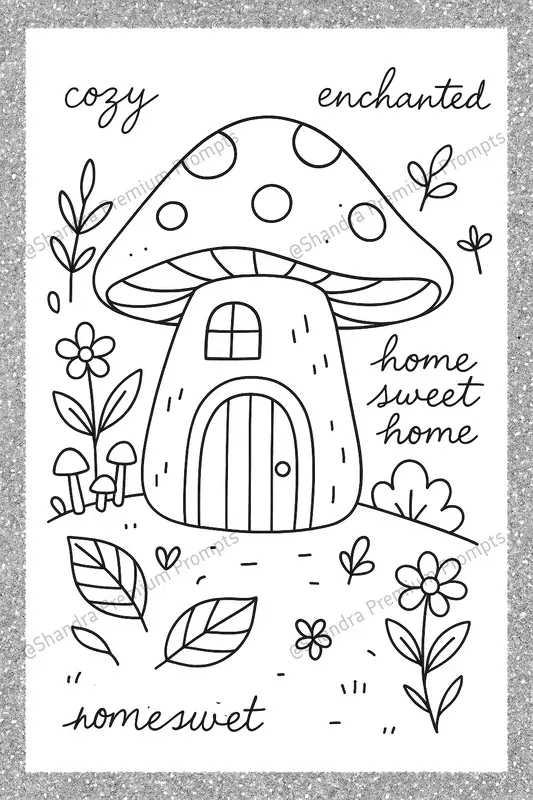 Junk Journal Coloring Pages For Kids ChatGPT Image Prompt | PromptBase