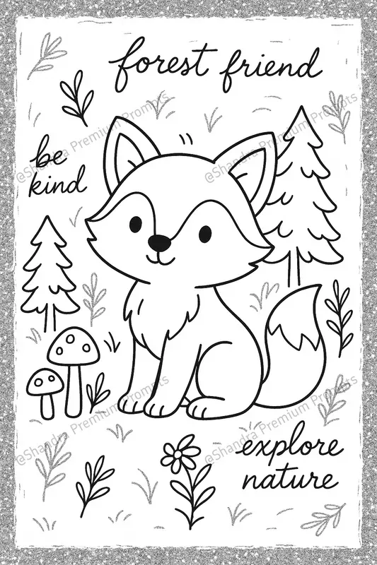 Junk Journal Coloring Pages For Kids ChatGPT Image Prompt | PromptBase